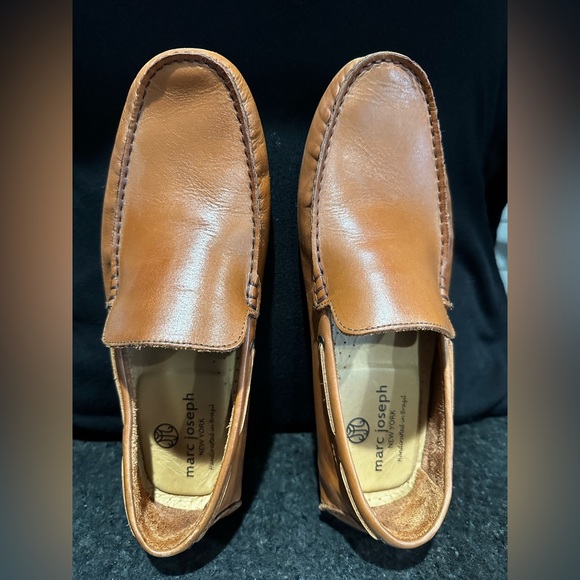 Marc Joseph | Shoes | Marc Joseph Moccasin Style Driving Shoes Tan Size ...